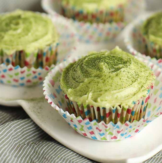 Green Velvet Matcha Cupcakes: Matcha Green Tea Cupcakes Recipe