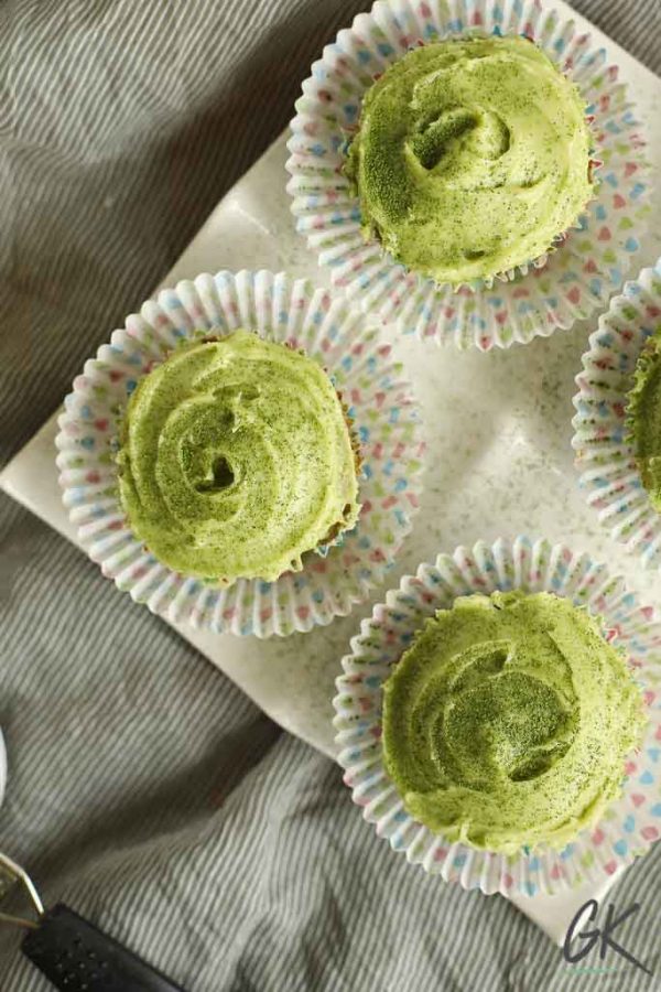 Green Velvet Matcha Cupcakes: Matcha Green Tea Cupcakes Recipe