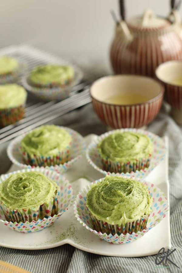 Green Velvet Matcha Cupcakes: Matcha Green Tea Cupcakes Recipe